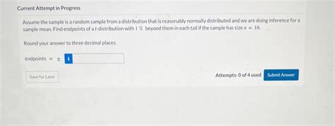 Solved Assume The Sample Is A Random Sample From A