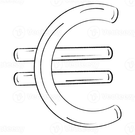 Euro Symbol Used For Business Or Making A Presentation 33229333 Png