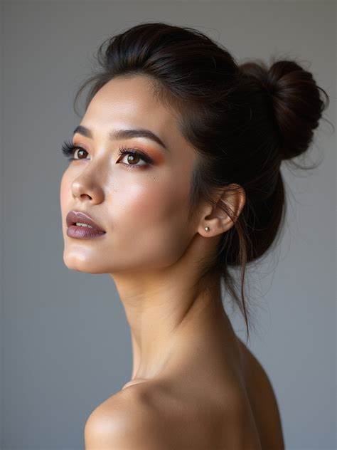 Sleek Bun Hairstyles Starting Sharp And Settling Soft