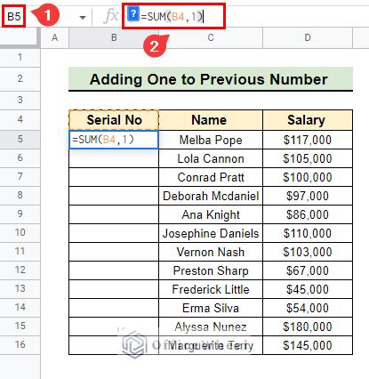 How To Insert Serial Numbers In Google Sheets Easy Ways