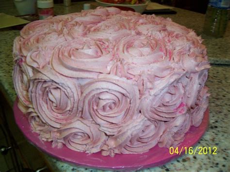 My First Rosette Cake Rosette Cake Cake Inspiration Cake