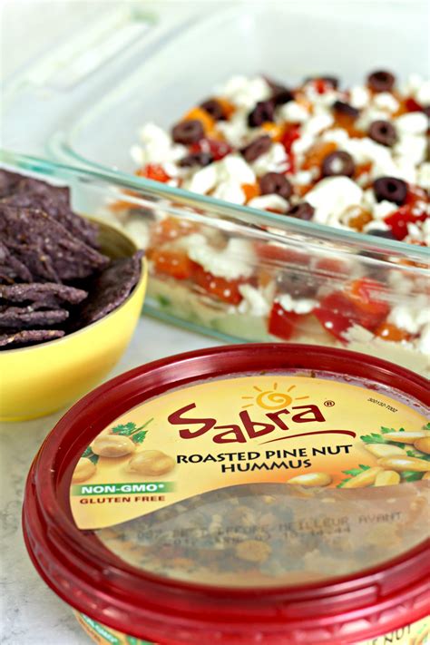 Mediterranean Hummus Dip Made With Sabra Hummus