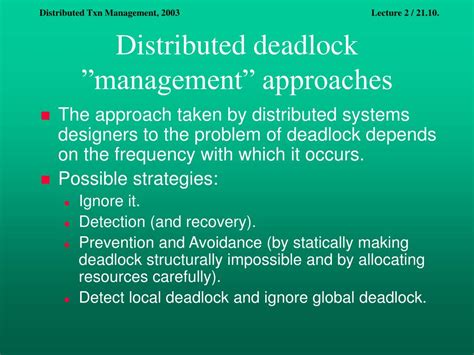 Ppt Distributed Transaction Management 2003 Powerpoint Presentation