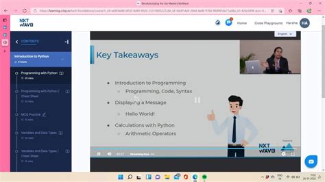 harsha vardhani on linkedin nxtwave learning python ccbp ccbpian nxtwave