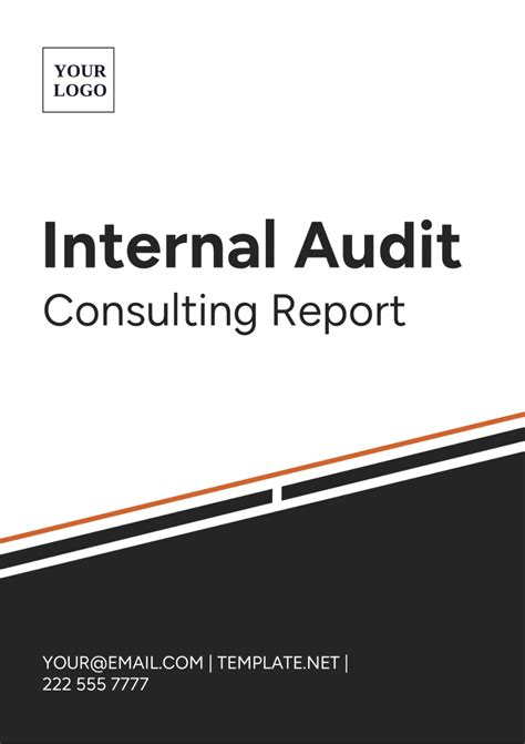 Free Internal Audit Consulting Report Template To Edit Online