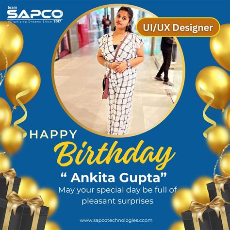 Happybirthday Teamsapco Uiuxdesigner Birthdaycelebration Sapco Iot Pvt Ltd