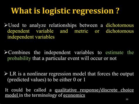 logit and probit and tobit model basic introduction ppt