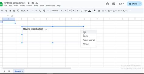 How To Insert A Text Box In Google Sheets With Simple Steps Excel Insider