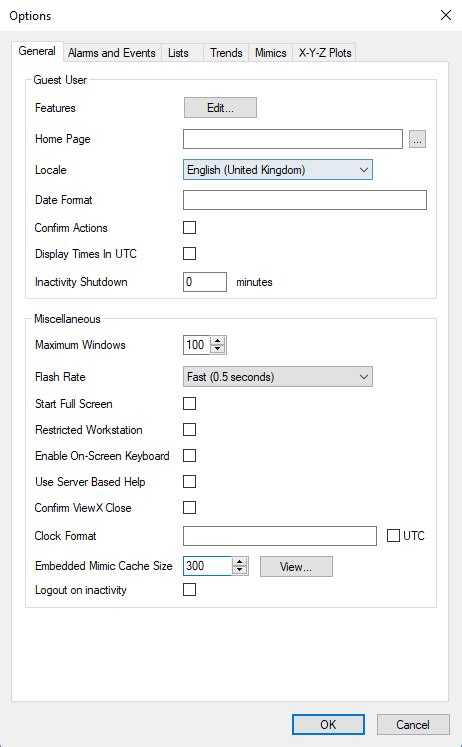 Client Administration Guide Viewx Options