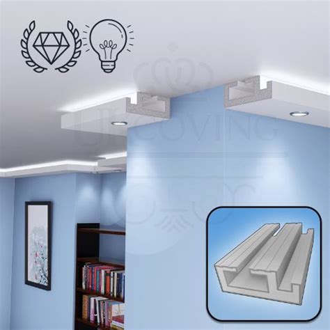 Led Coving For Downlights Modern Lighting Integration