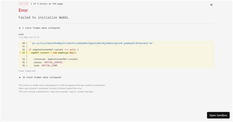 Mapbox Codesandbox