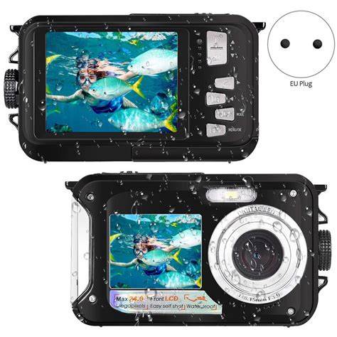 Waterproof Camera Hd 1080p For Snorkeling 24 0 Mp Grandado