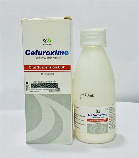 Fidson Cefuroxime Suspension 125g 100ml Medecify