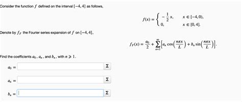 solved consider the function f defined on the interval