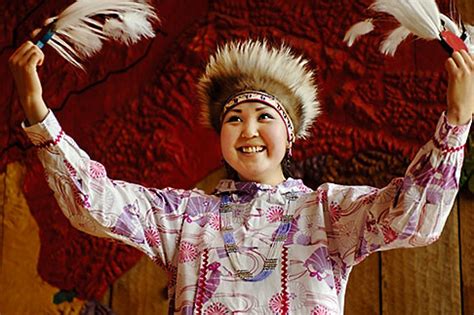 Alaska Anchorage Yupik Dancer Alaskan Native Heritage Center David
