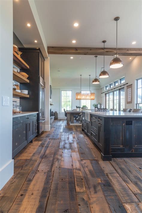 100 Stunning Farmhouse Kitchen Wood Floors Farmhouse Dark Wood