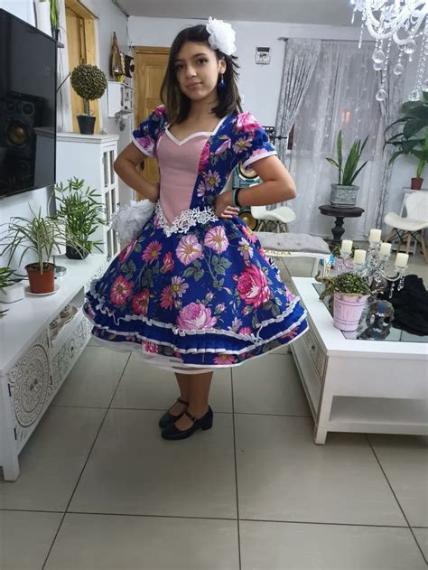 Vestido De Cueca Chilena Vestidos De Cueca Moda De Ropa Ropa