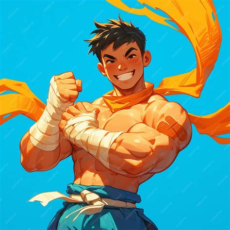 A Cambodian Man Is Practicing Bokator Premium Ai Generated Vector