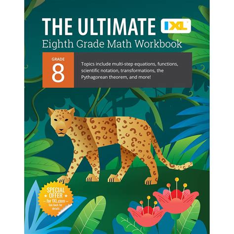 Ixl Ultimate Grade 8 Math Workbook Algebra Prep Geometry Multi Step
