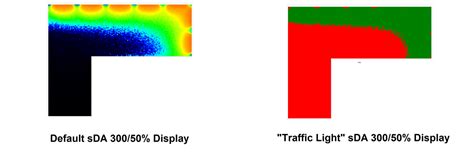 Show Compliance Passfail Areas On Daylight Distribution Map
