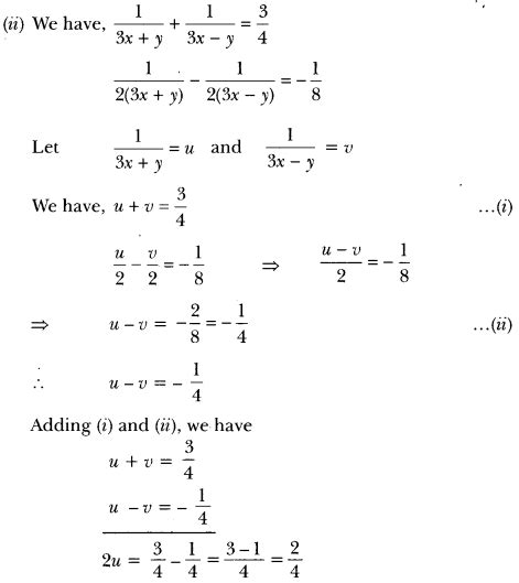 Pair Of Linear Equations In Two Variables Class 10 Extra Questions Maths Chapter 3 With