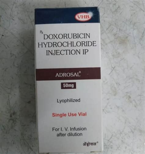 Doxorubicin Hydrochloride Injection in Chandigarh डकसरबसन हइडरकलरइड इजकशन