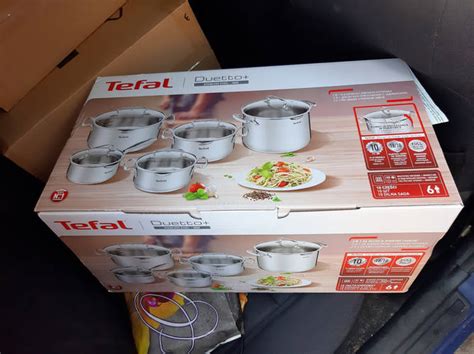 Набор кастрюль Tefal Duetto G719SA74 (10 елементів). набор посуды ...