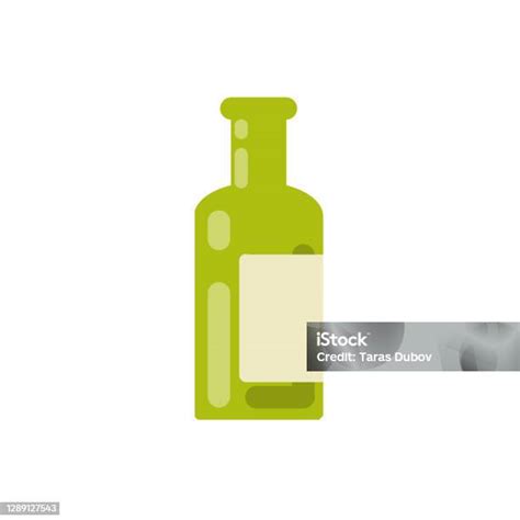 Sebotol Bir Kaca Hijau Wadah Untuk Minuman Beralkohol Ilustrasi Stok Unduh Gambar Sekarang