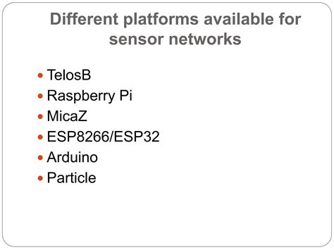 operating systems for sensor networkspptx pptx