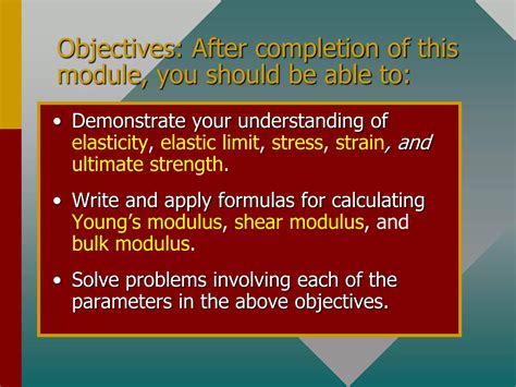 Elasticity Ppt