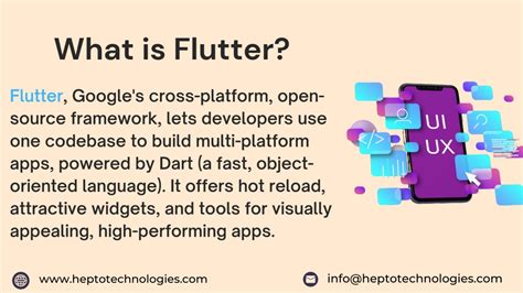 ppt flutter revolution in mobile app development powerpoint