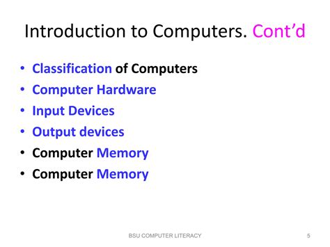Information Technology Notes On Computerppt