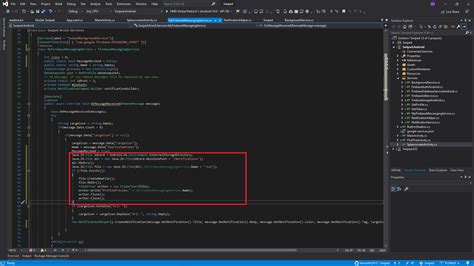 C How To Write A File In Background Service Xamarinandroid Stack
