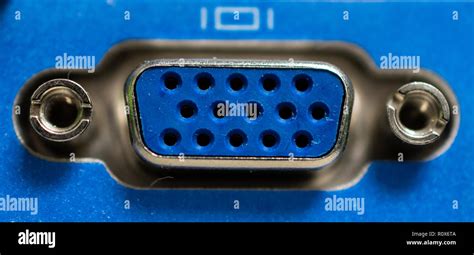 Basingstoke United Kingdom September A Close Up Of A Pin VGA Or Video Graphics