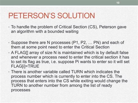 Process Synchronization In Operating Systems Pptx Operating Systems Computer Software And