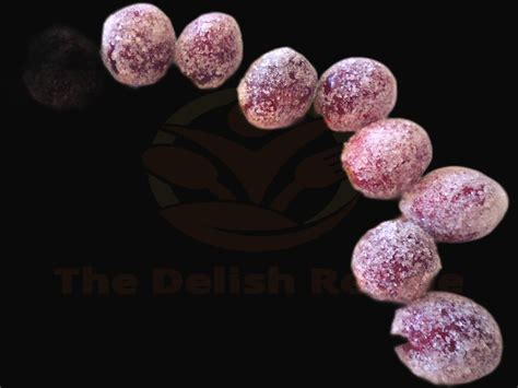 Sweet And Shiny Sugared Cranberries Recipe The Delish Recipe