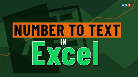 How To Convert Number To Text In Ms Excel Wxp Youtube