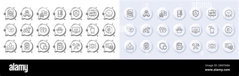 Shields Leadership And Card Line Icons For Web App Printing Line Icons Vector Stock Vector