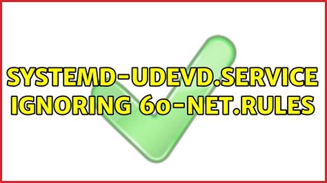 Systemd Rvice Ignoring 60 Les Youtube