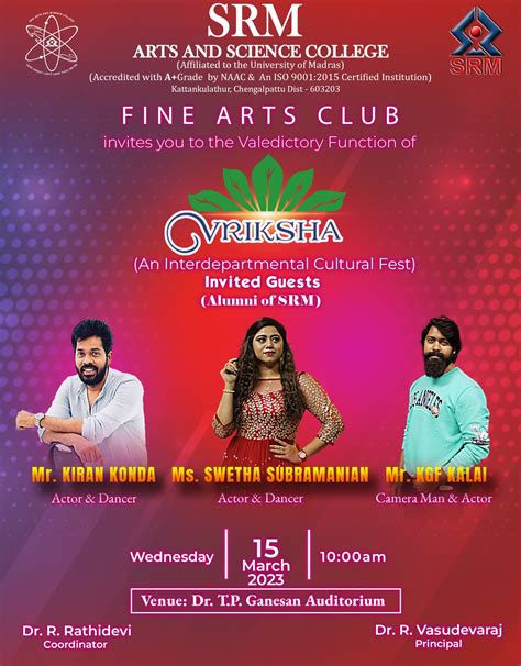 Vriksha 2023 Srm Arts And Science College