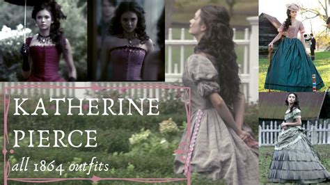 All Of Katherine Pierces 1864 Looks From The Vampire Diaries Youtube