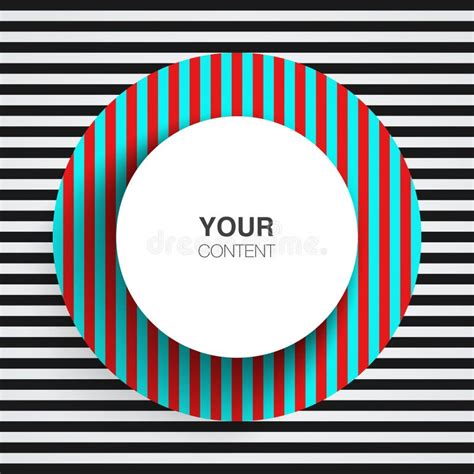 Circle Text Box Design For Your Content Stock Vector Illustration Of Black Dynamic