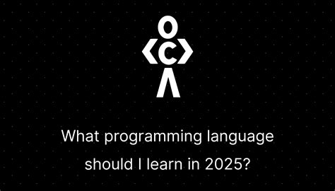 What Programming Language Should I Learn In 2025