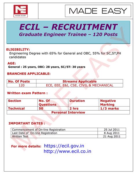 Ecil Recruitment Pdf