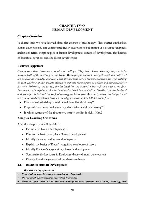 General Pysychology Freshman Course Module Pdf Education