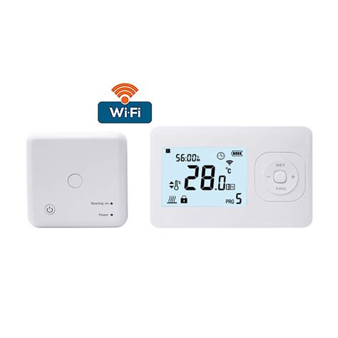 Rf Room Wireless Wifi Wall Hanging Furnace Thermostat For Floor Heating Systems Wifi
