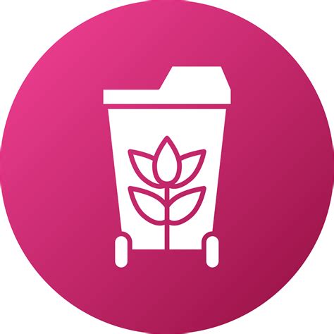Compost Bin Icon Style Vector Art At Vecteezy