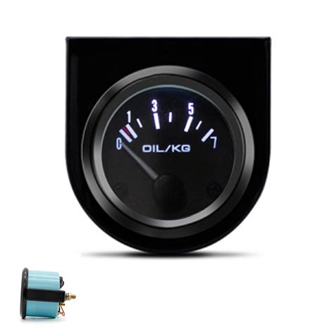 2 52mm Auto Oliedrukmeter 0 ~ 7 Bar 0 ~ 100 Psi D Grandado