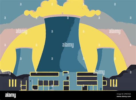 Nuclear Power Plant Vector Image Stock Vector Image And Art Alamy