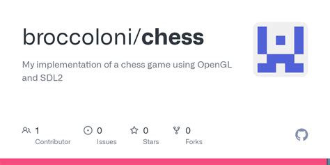 GitHub Broccoloni Chess My Implementation Of A Chess Game Using OpenGL And SDL